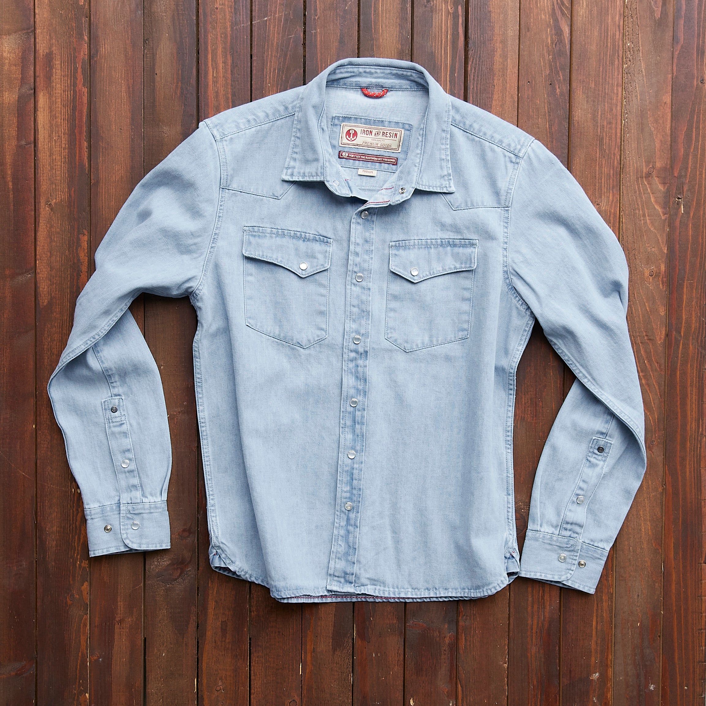 Iron & Resin - Ojai Shirt - Stonewashed Hemp – Jake's Apparel