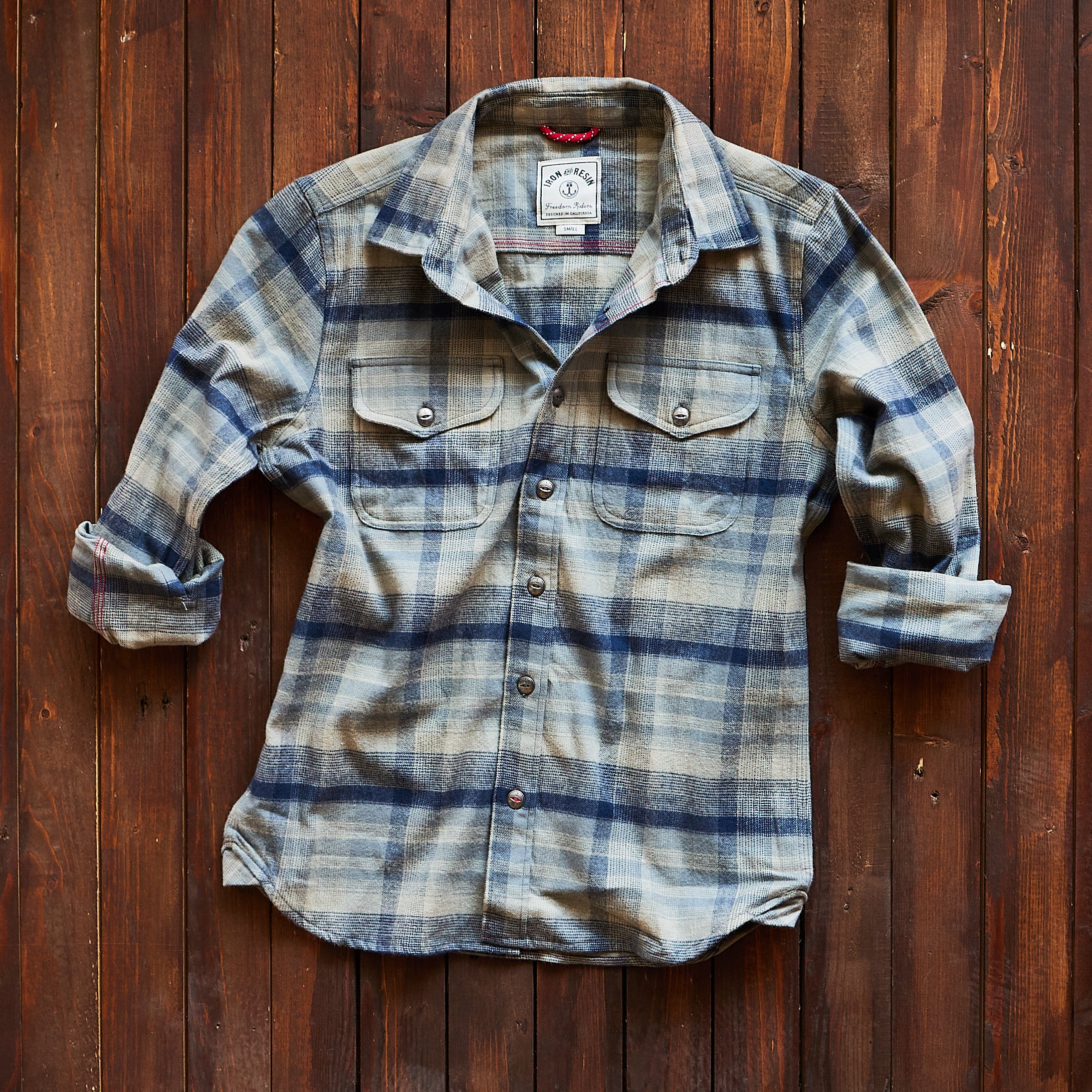 Iron & Resin - Soda Shirt - Blue – Jake's Apparel